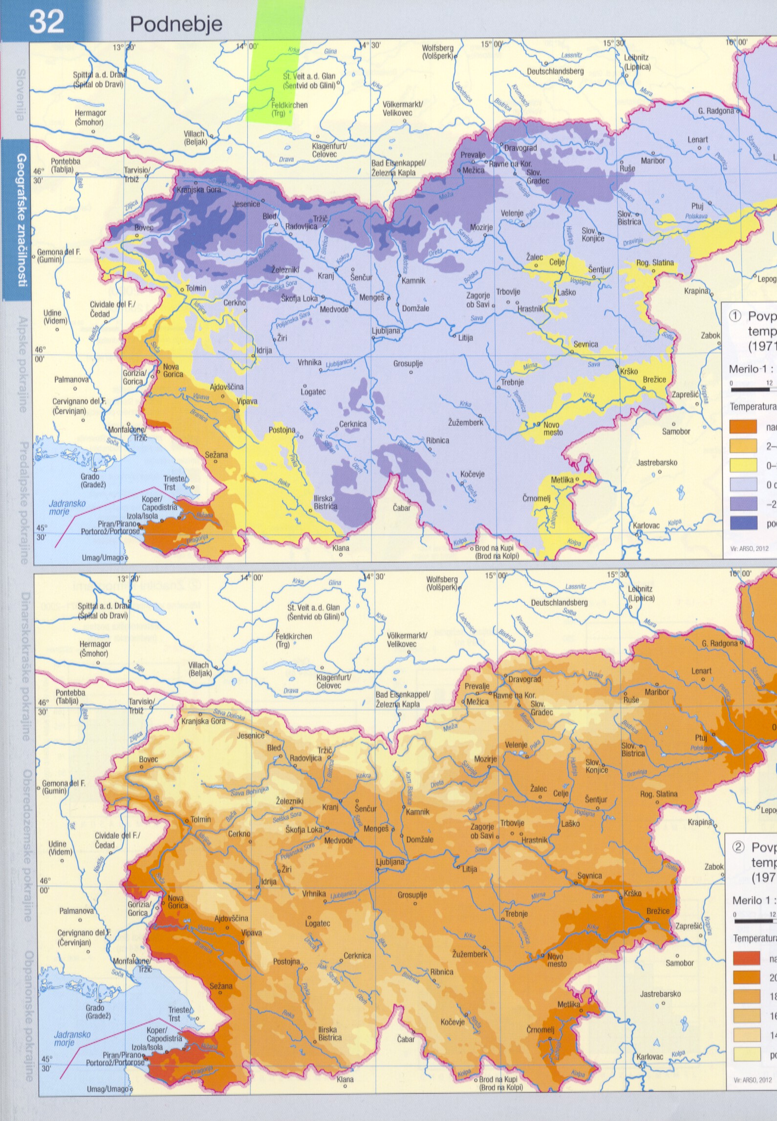 Obsredozemske pokrajine: podnebje 2 | Arnes Učilnice
